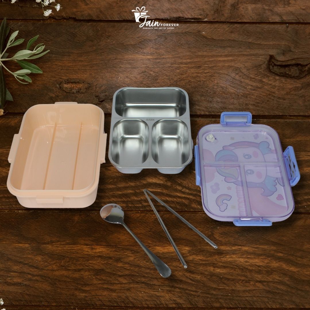 Dino Bento Lunch Box | Jain Forever